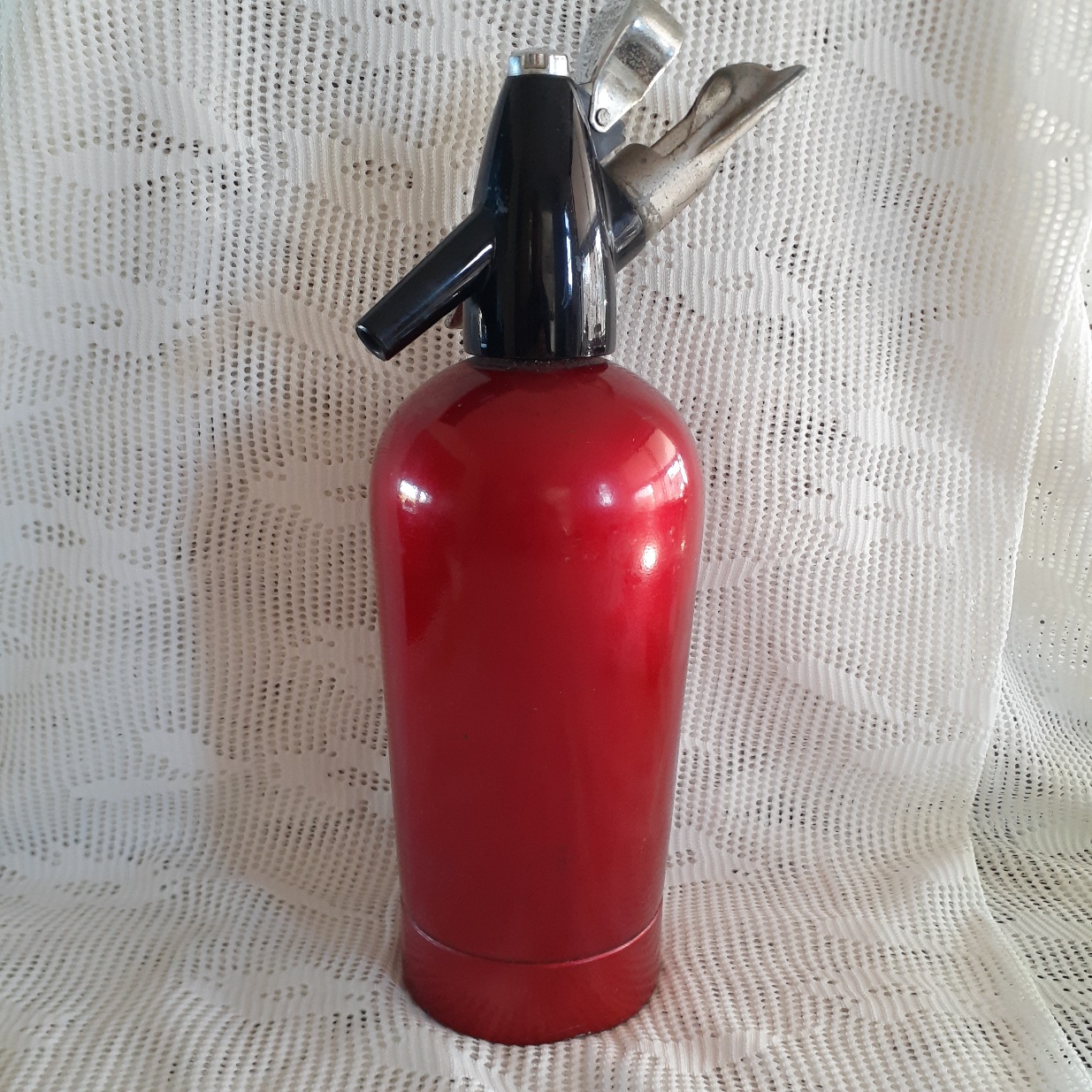 Sold Bobshop 2 Oct 2025 Vintage soda syphon - red - sparklets made in ...